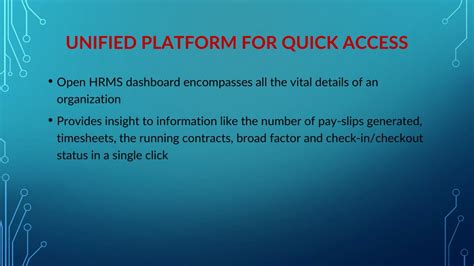 ppt hr dashboard open hrms powerpoint presentation free download