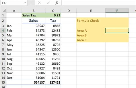 How To Check Cells Have The Same Excel Formula