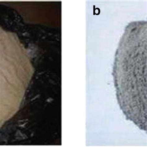 A The Sieved Uncarbonized Cassava Cortex B The Sieved Carbonized