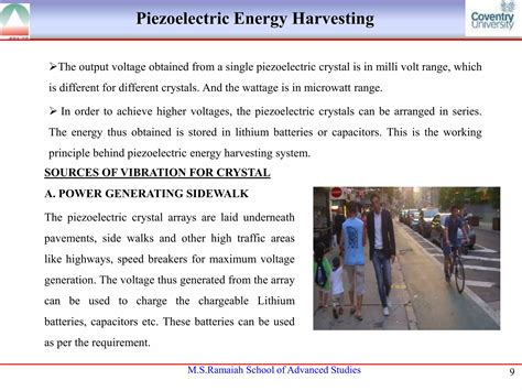Piezoelectric Electric Based Energy Harvesting Pptx Physics Science