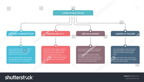 Flowchart 3 Levels Infographic Template 3 Stock Vector Royalty Free 1802372125