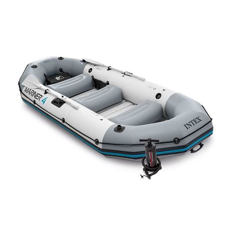 Intex Mariner 4 Inflatable Boat Set 500kg Capacity Wonderbayt