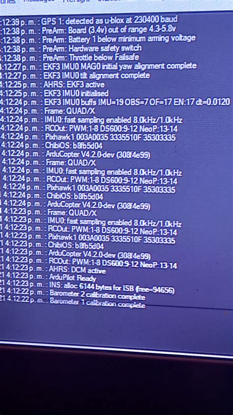 Fail To Set Dshot On Pixhawk 1 Copter 4 0 Ardupilot Discourse