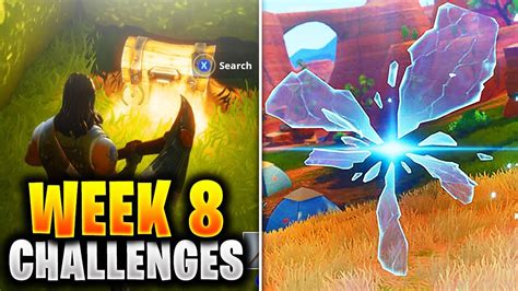 ALL WEEK 8 Challenges Guide Fortnite SEASON 5 (Fortnite Week 8 Challenges) Tutorial - YouTube