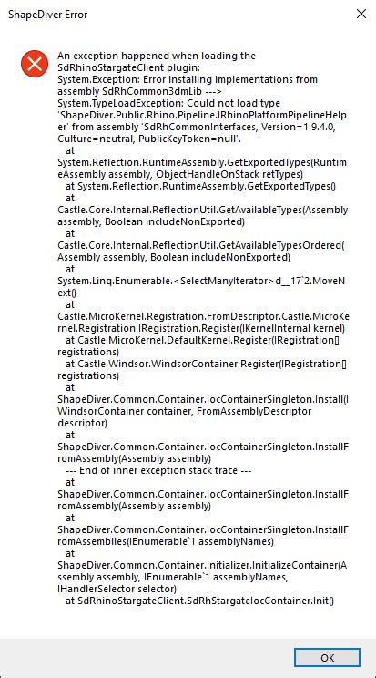 Problems With Rhino 6 And Shapediver Plugin Shapediver Mcneel Forum