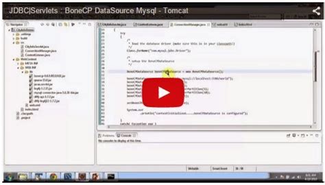 java ee jdbc servlets bonecp datasource mysql tomcat