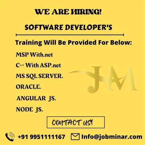 Jobminar Consultants On Linkedin Softwaredeveloper Programming Coding Developer