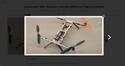 quadcopter with nodemcu and blynk without flight controller 5 steps