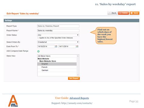 Advanced Reports Magento Extension By Amasty User Guide Ppt