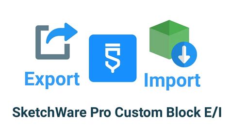 How To Import And Export SketchWare Pro Custom Blocks Easy To Share Hindi Androidbulb YouTube