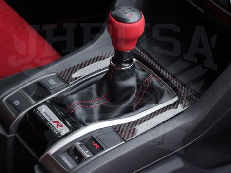 Honda Carbon Center Console Panel 17 21 Civic Type R Fk8 Jhpusa