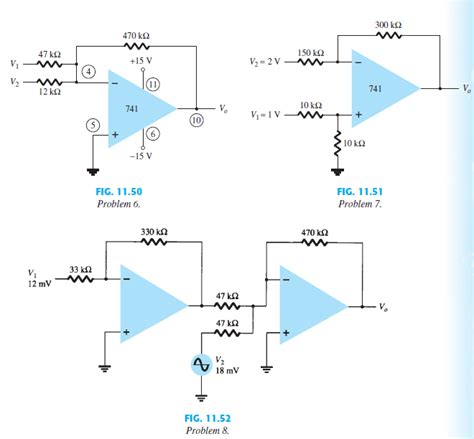 Solved 112 Voltage Summing 6 Calculate The Output Voltage
