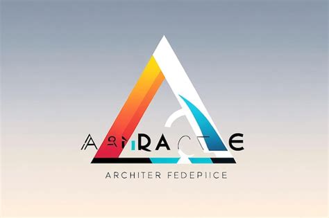 Architecture Concept Design Logo Premium Ai Generated Image