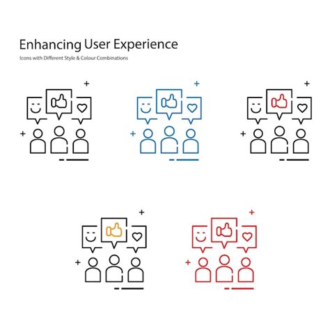 Premium Vector Enhancing User Experience Usercentric Vector Icon Design
