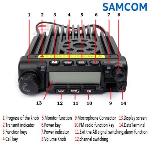 SAM RADIOS LTD SAMCOM MOBILE RADIO AM UV