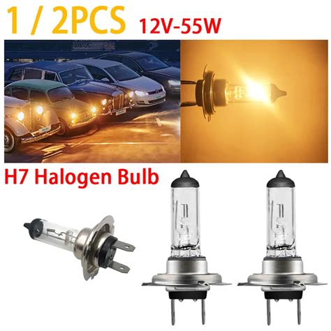 Luces Antiniebla Delanteras Para Coche Bombilla Hal Gena H7 De 1 2