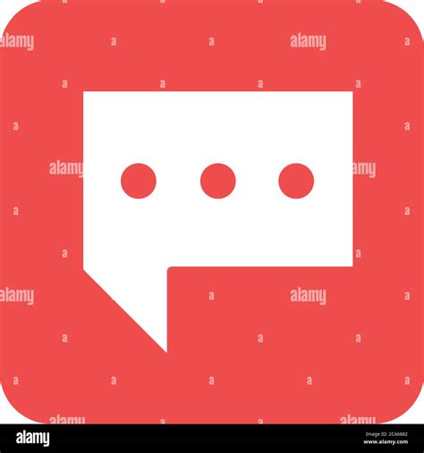 Mobile Application Sms Message Web Button Menu Digital Flat Style Icon Vector Illustration Stock