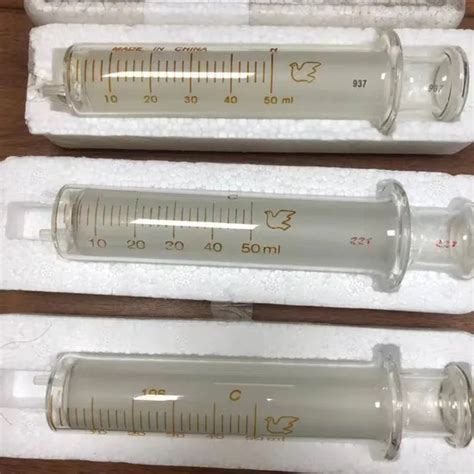 Laboratory Glass Syringe Glass Dispenser Glass Sampler Glass Sampler