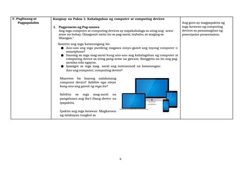 Kahalagahan Ng Computer At Computing Devices Docx