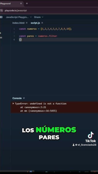 números pares en javascript 😚 programador programmer javascript