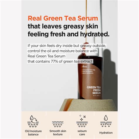 Isntree Green tea Fresh Serum 50ml | Kiokii and...