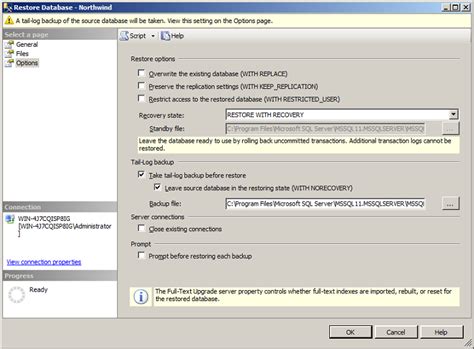 SQLCoffee Restore Timeline
