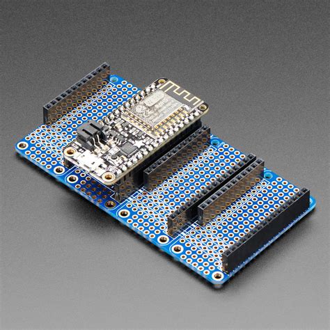 Adafruit Quad Side By Side Featherwing Kit W Headers