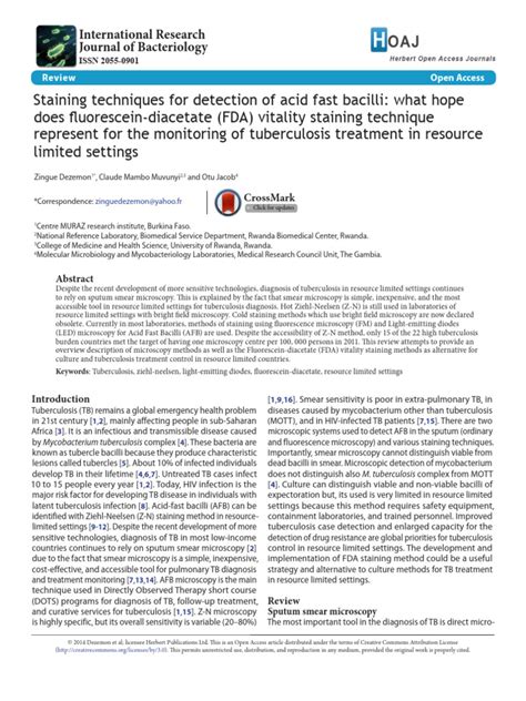 Comparation Tb Staining Pdf Tuberculosis Staining
