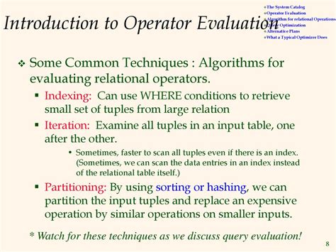 overview of query evaluation ppt download