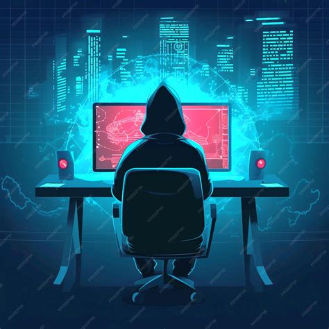 Premium Photo Hacker Cyber Criminal On A Desk Decoding Encrypted Password