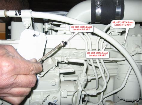 Cummins Marine 4b 4bt 4bta Boost Fitting Location Seaboard Marine