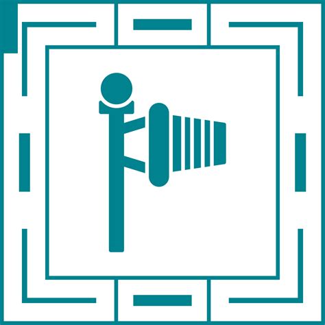 Windsock Vector Icon 23086595 Vector Art At Vecteezy