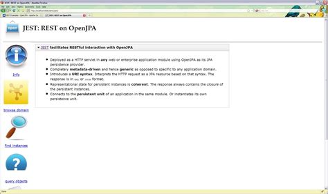 Apache OpenJPA JEST Examples