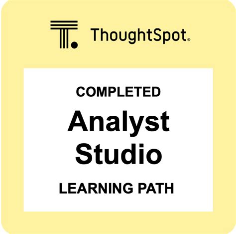 Analyst Studio Learning Path