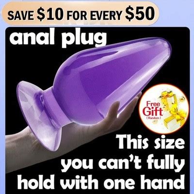 Huge Big Extra Large Silicone Anal Butt Plug Dildo G Spot For Men Women