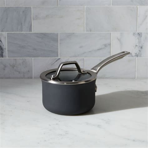 Calphalon Signature Non Stick 1 Qt Saucepan With Lid Crate And Barrel