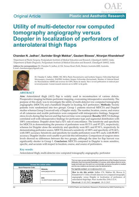 Pdf Utility Of Multi Detector Row Computed Tomography Angiography Versus Doppler In
