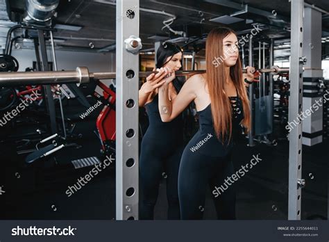 Strong Caucasian Woman Doing Sit Ups Stock Photo Shutterstock