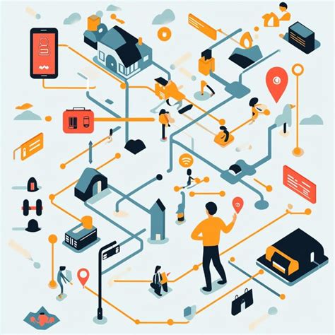 a visual representation of mobile app user journey mapping and