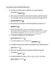 Correlation And Correlational Research Today 1310 Docx Correlation And Correlational Research