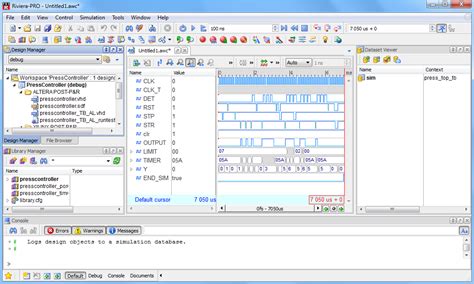 Figure 4 Simulation Results In Riviera Pro