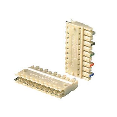 5 Pair Idc Block Insert Cat5e Rated Ivory Panduit 5 Pair Idc Block Insert Cat5e Rated Ivory Panduit