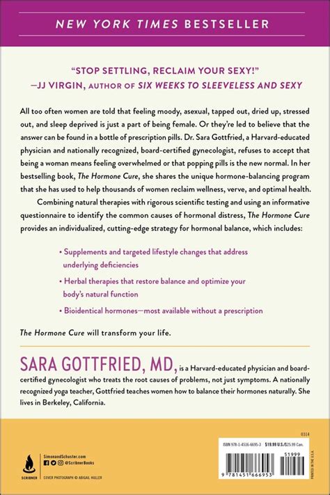 The Hormone Cure Book By Sara Gottfried Christianne Northrup Official Publisher Page