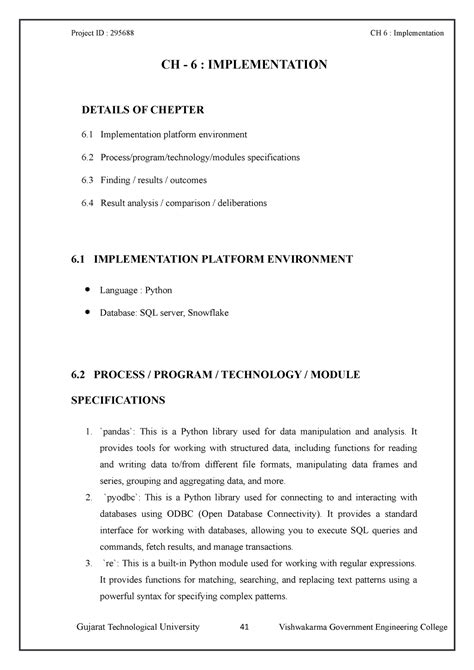 Ch 6 Implementation Ch 6 Implementation 6 Implementation Platform