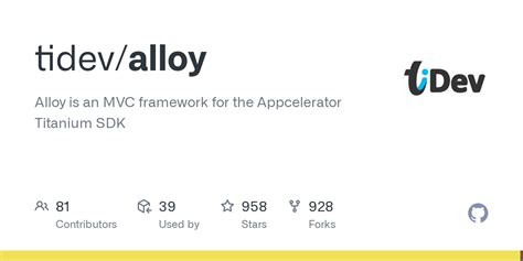 Github Tidevalloy Alloy Is An Mvc Framework For The Appcelerator Titanium Sdk