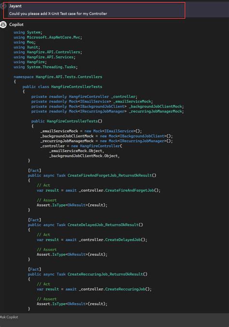 Implement GitHub Copilot Chat In Visual Studio Jayant Tripathy