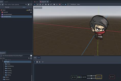 node based state machine talk gamedev tv