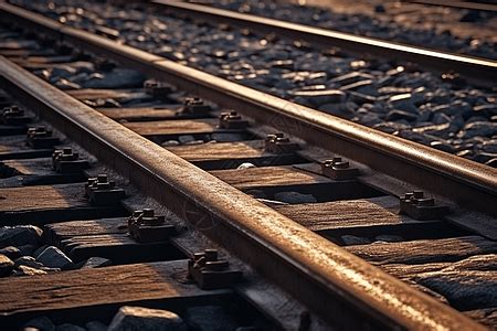铁路轨道的特写高清图片下载 正版图片600049842 摄图网