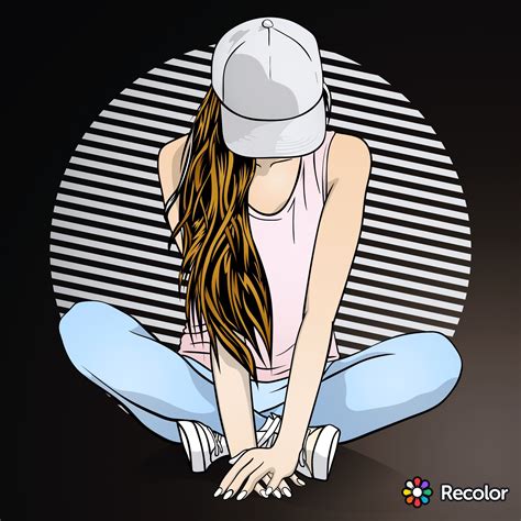 Disegni Da Colorare Ragazze Emo Migliori Pagine Da Colorare Gratis