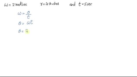 solved in the problems that follow point p moves with angular velocity